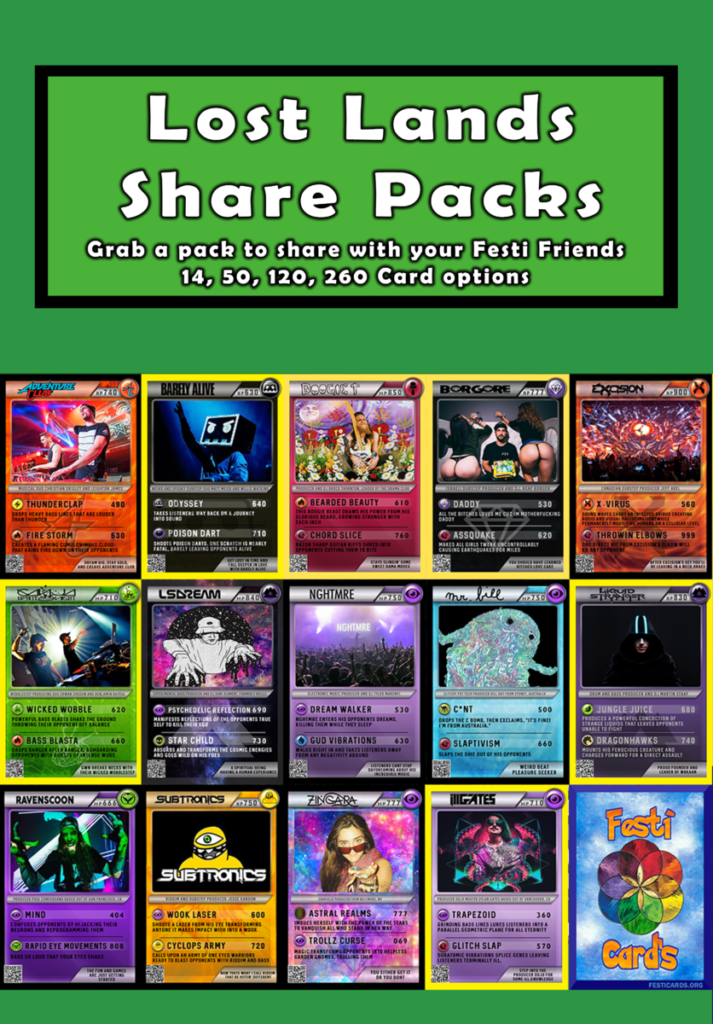Lost Lands 2023 Share Packs – FestiCards