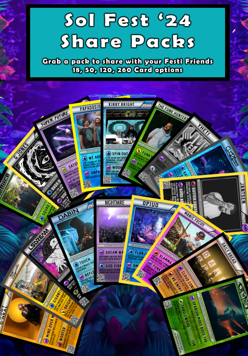 Sol Fest 2024 Share Pack – FestiCards