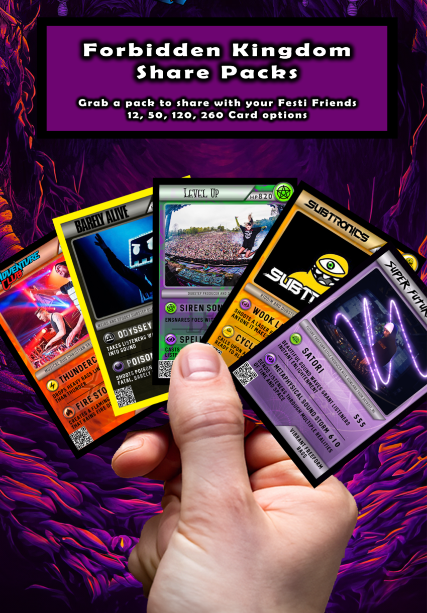 Forbidden Kingdom Share Packs 2024 – FestiCards