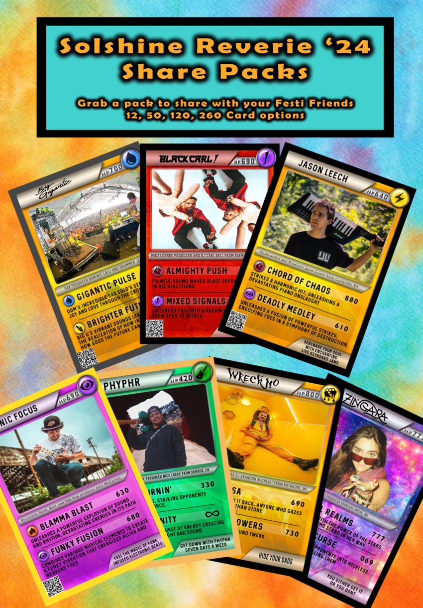 Share Packs – FestiCards