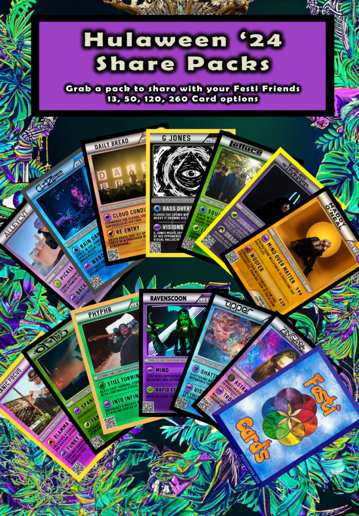 Hulaween 2024 Share Packs – FestiCards