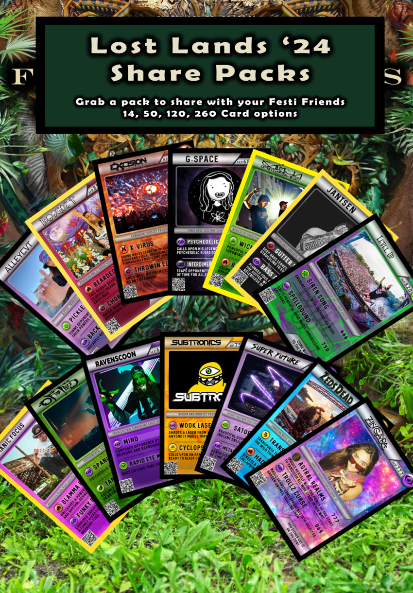 Share Packs – FestiCards