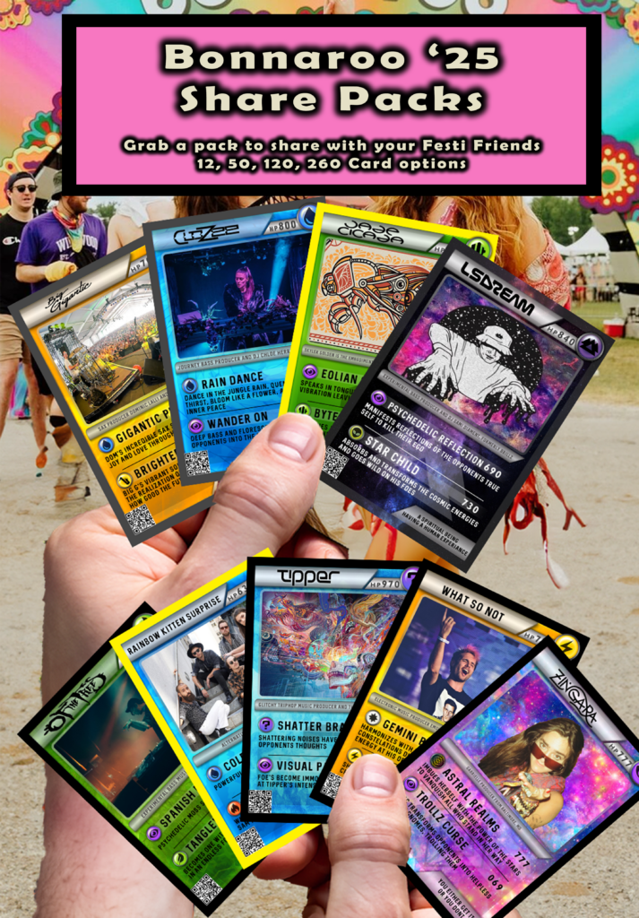 Bonnaroo 2025 Share Packs – FestiCards