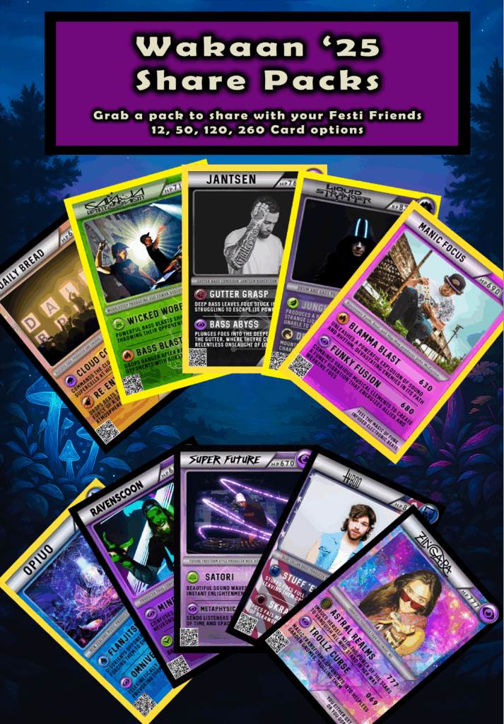 Wakaan 2025 Share Packs – FestiCards
